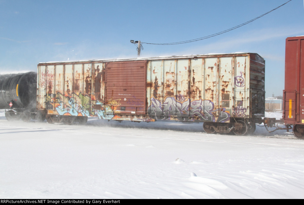 Almost riding on top of the snow